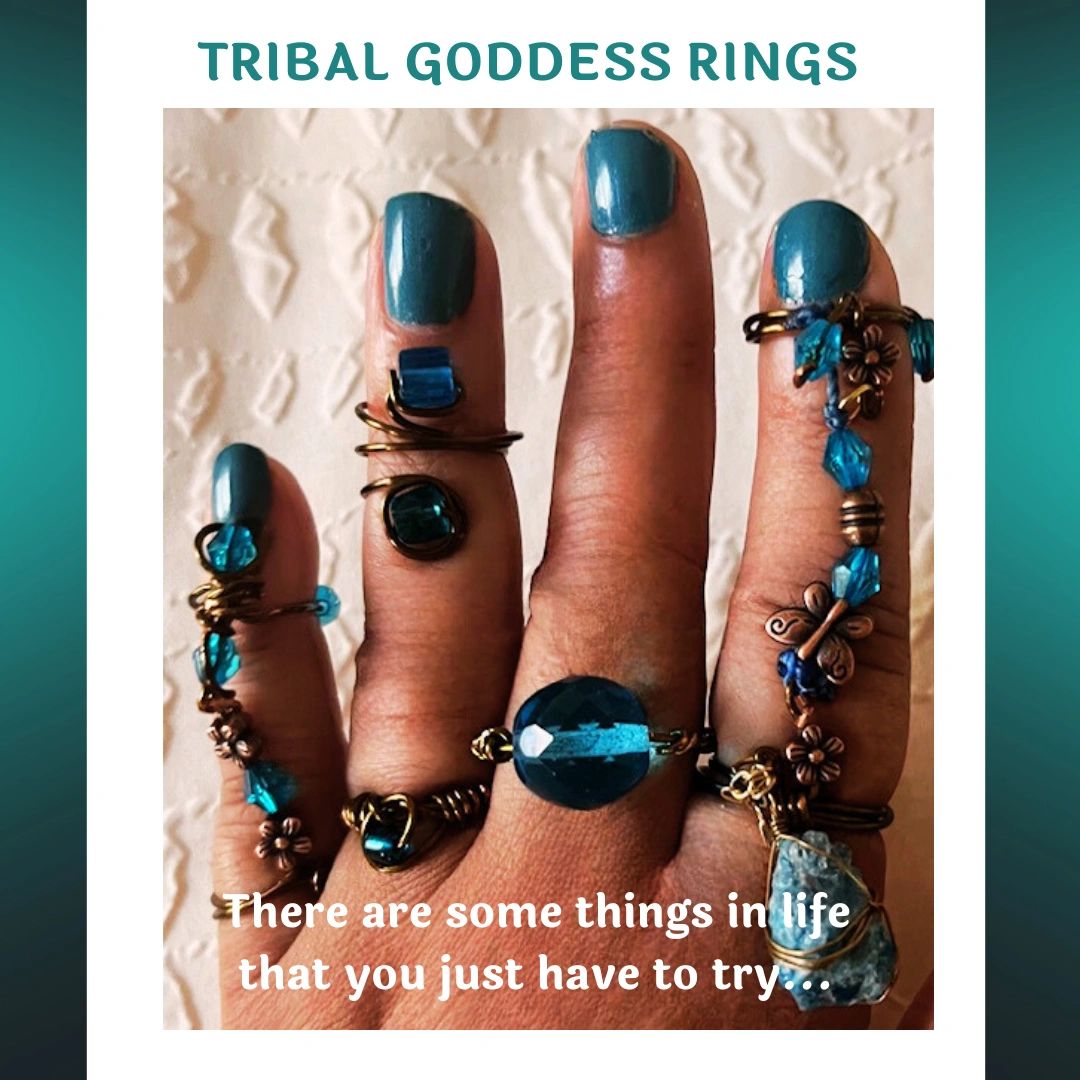 Stackable Tribal Goddess Rings